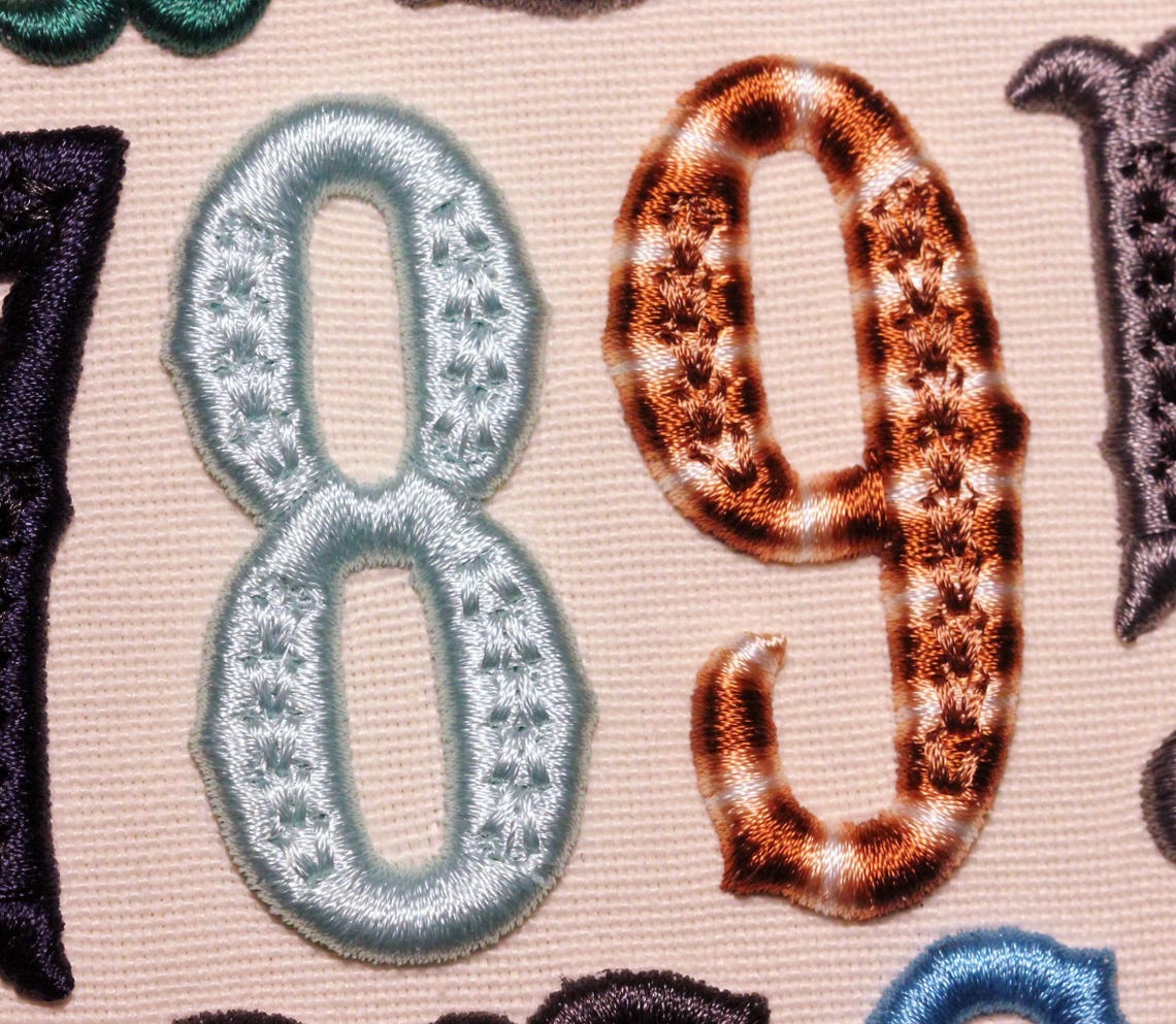 3D Fishtail Puffy Foam Machine Embroidery Font 4 Sizes BX Included - Etsy