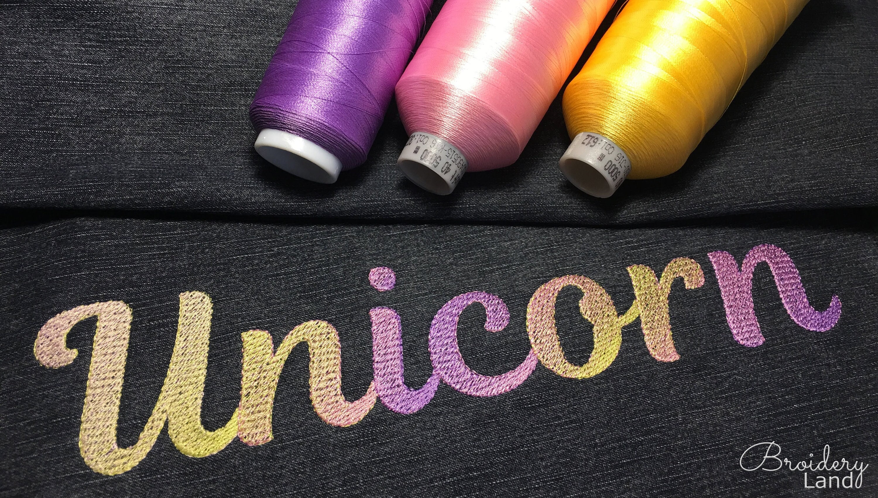 ESA Font Ella Gradient Embroidery Font Ombre Alphabet Ordinary Threads ...