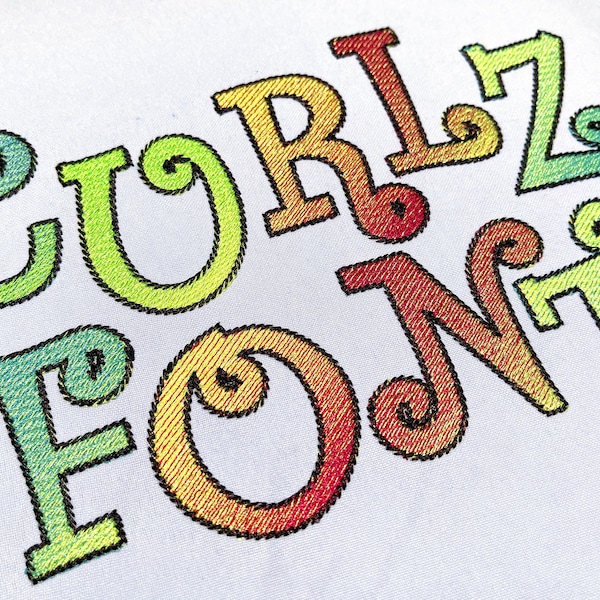 Curlz Monogram Font - Etsy