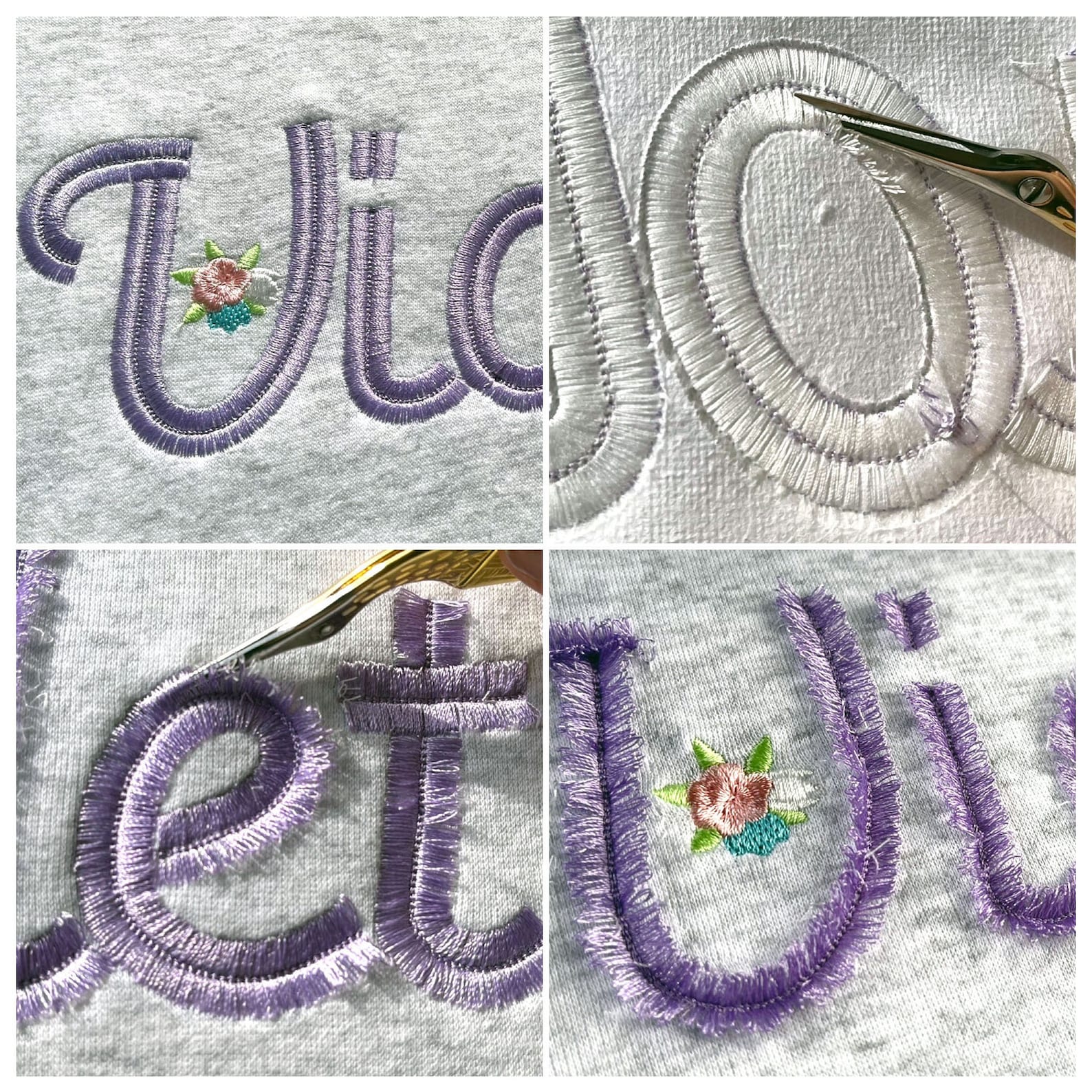 Ella Fringe Machine Embroidery Font for Monogram Script - Etsy