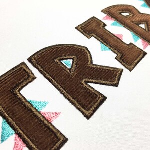 Tribal Applique Embroidery Font Native Alphabet 4 Sizes: 2", 3", 4", 5 ...