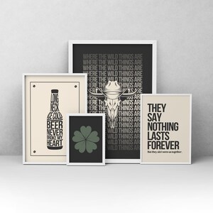 Luke Combs Inspired Contemporary Wall Art Prints, Posters. Frames Not ...