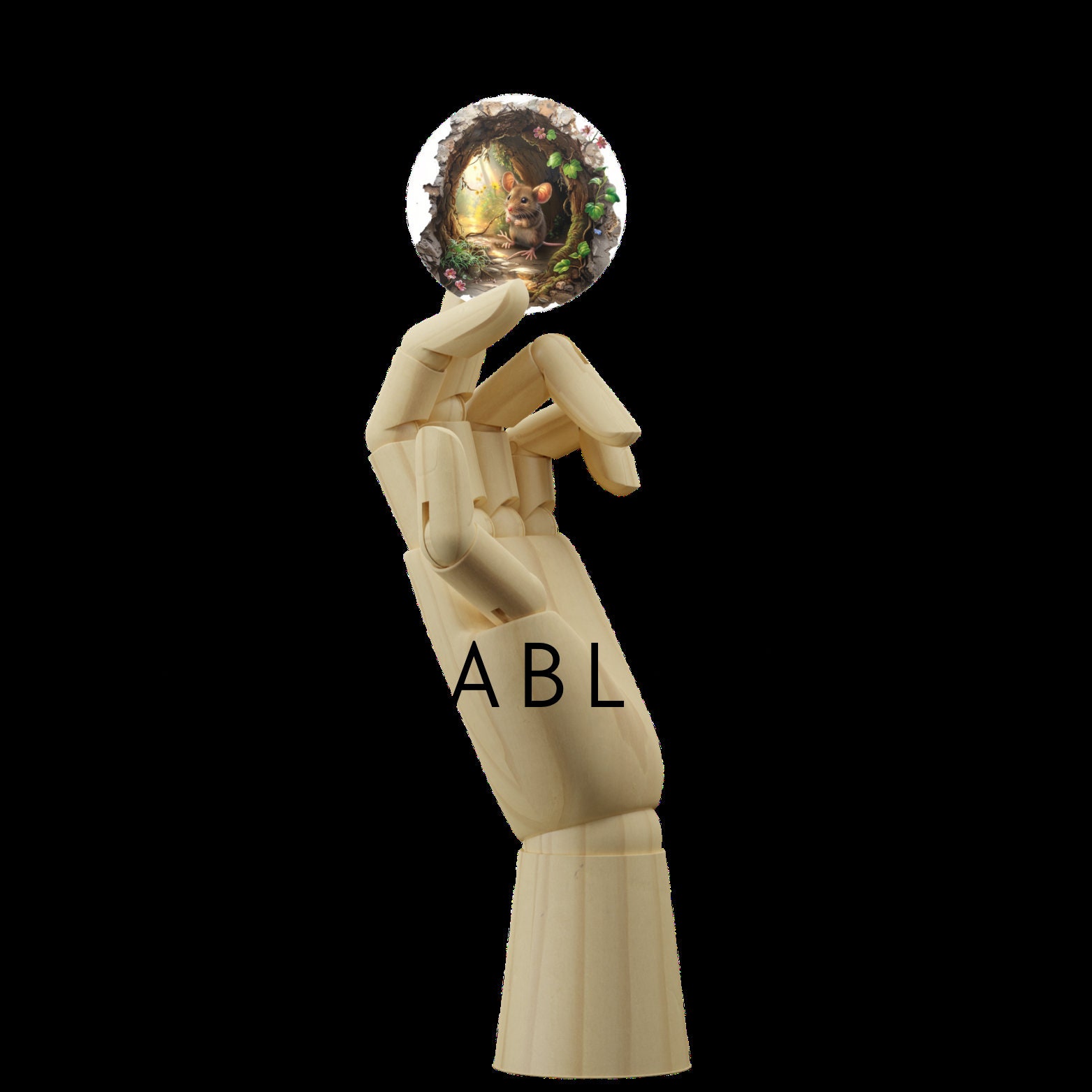 Mouse Vinyl Sticker, Mouse Hole Decal Sticker for Wall, Digital File ...