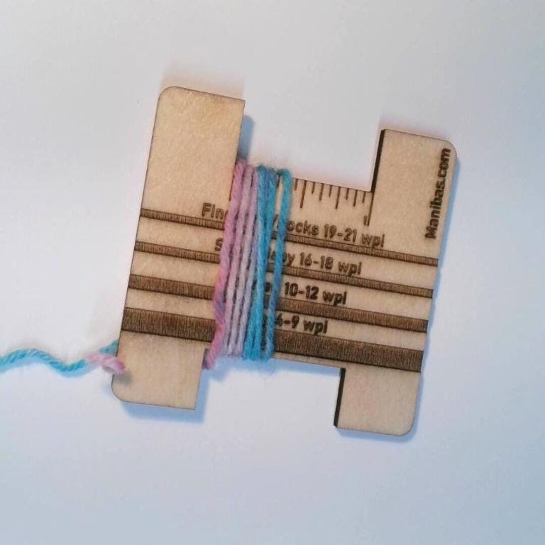 WPI (wraps per Inch) and Yarn Weight Tool for Weaving and Spinning - Etsy