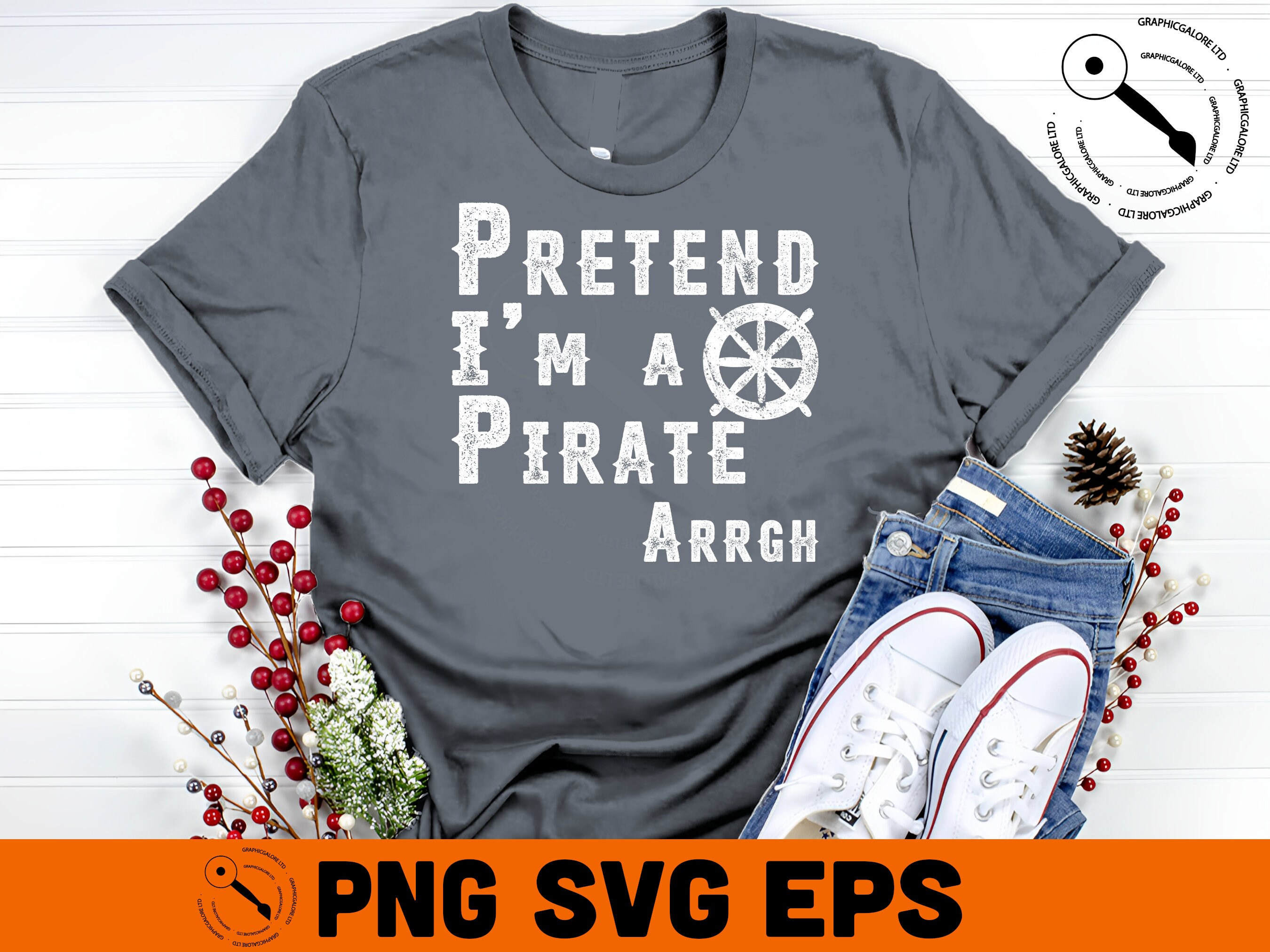 Pretend I'm A Pirate Arrgh Svg Pirate Svg Funny Halloween Svg Halloween ...
