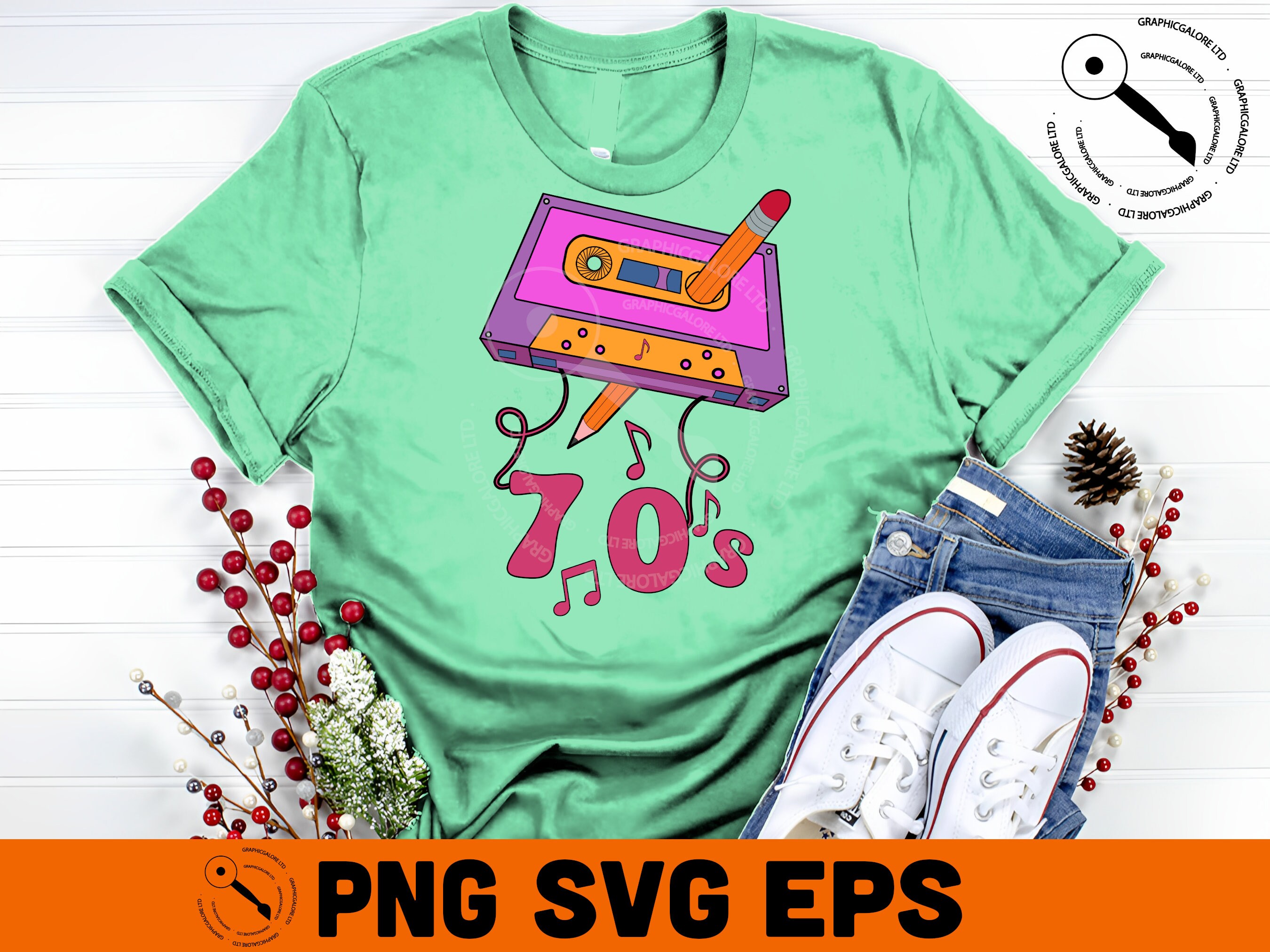 Cassette Tape Svg 70s Svg for Shirt 70s Png Shirt 70s Cassette Svg 70s ...