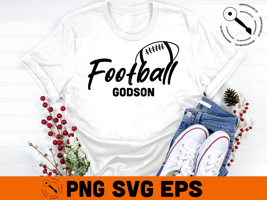 Football Godson Svg Football Game Day Svg Football Player - Etsy