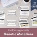 Genetic Mutations Card Sorting Activity Easy Prep (Instant Download) - Etsy