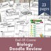 Biology Doodle Notes Review | End of Course | 23 Pages of Questions and ...