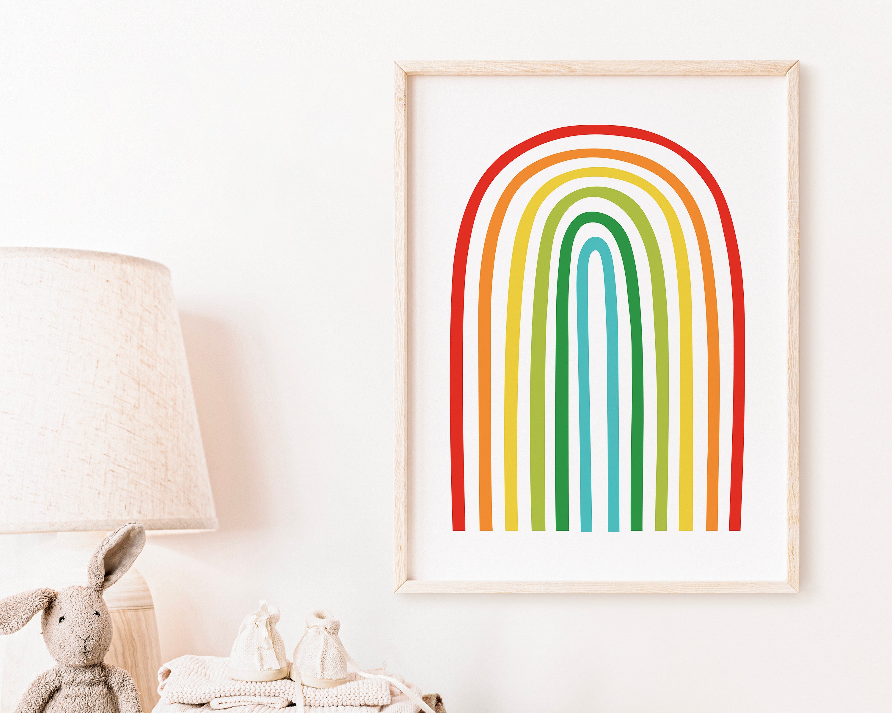 Rainbow Wall Art, Rainbow Wall Decor, Printable Wall Art, Kids ...