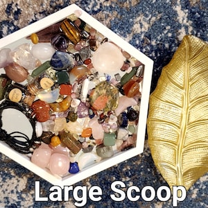 NEW Premium Surprise Crystal Mystery Mix Scoop, Premium Natural Tumbles ...