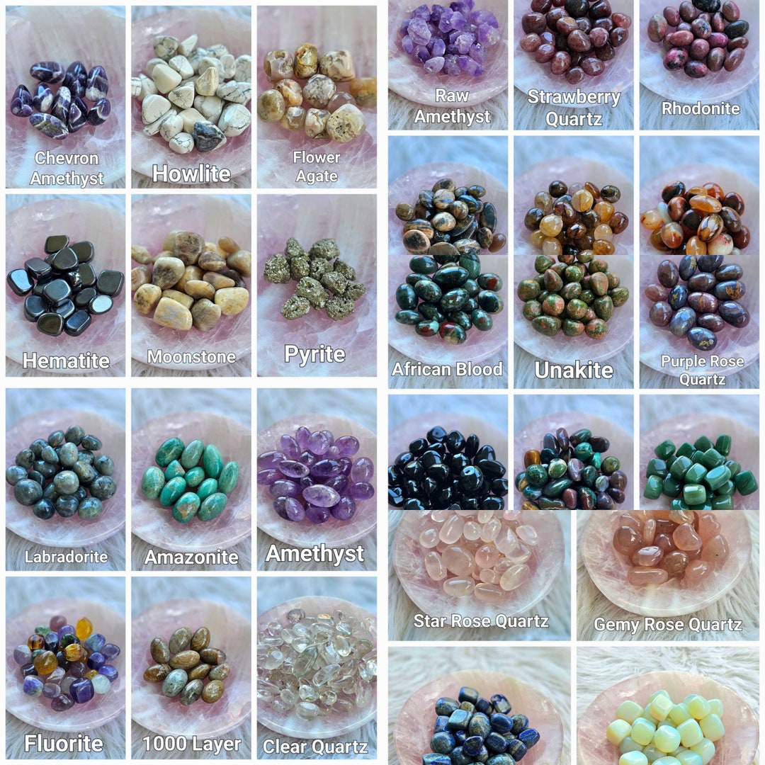 Tumbled Stones / Sold Individually / Pick Your Own Authentic Polished ...