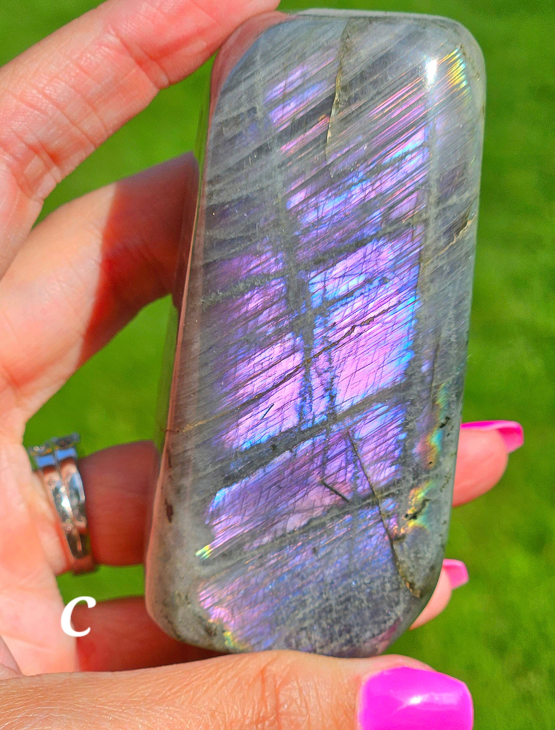 Pink and Purple Flashy Labradorite Freeforms - Etsy