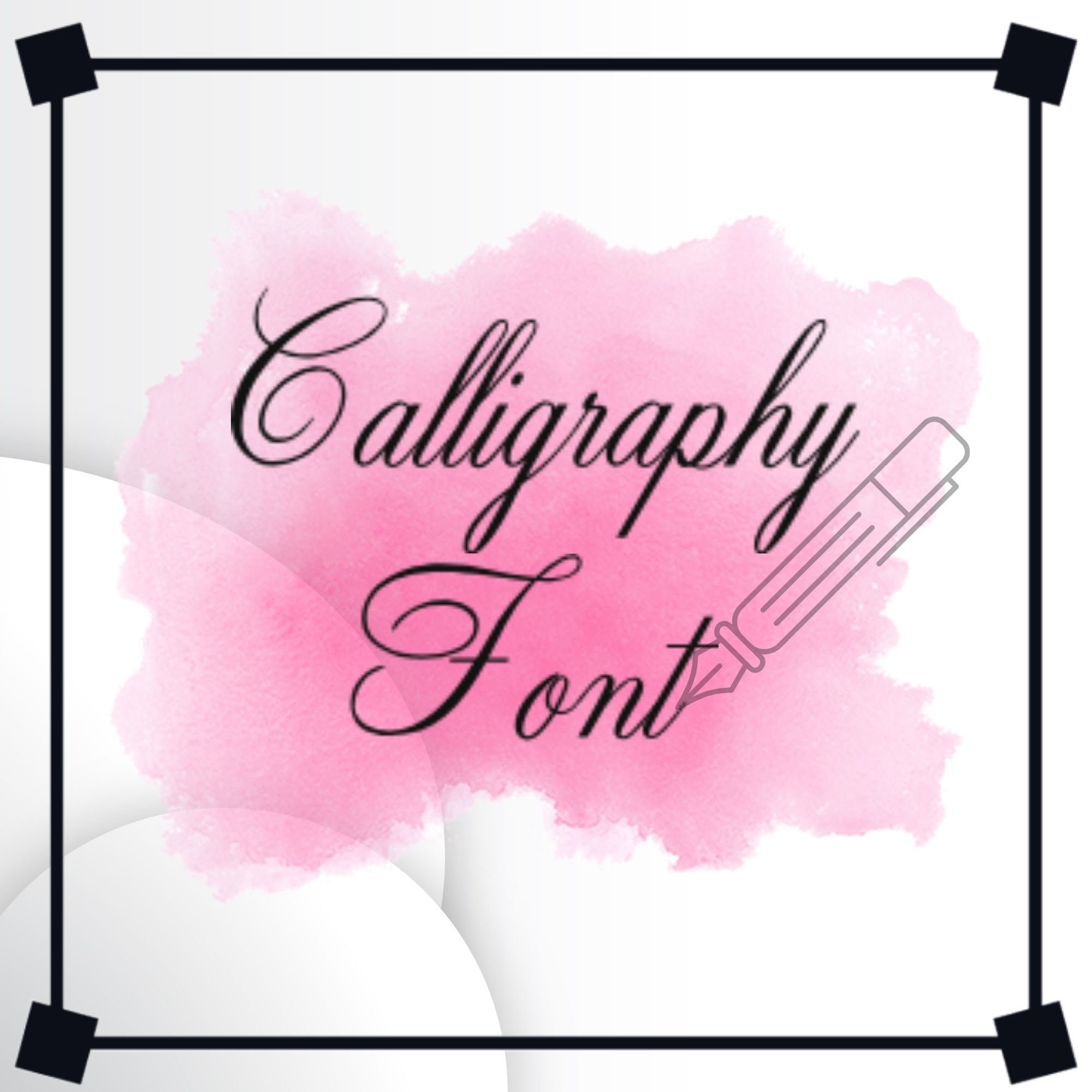 20 Beautifull Script Font Bundle, Download Cute Calligraphy Font ...