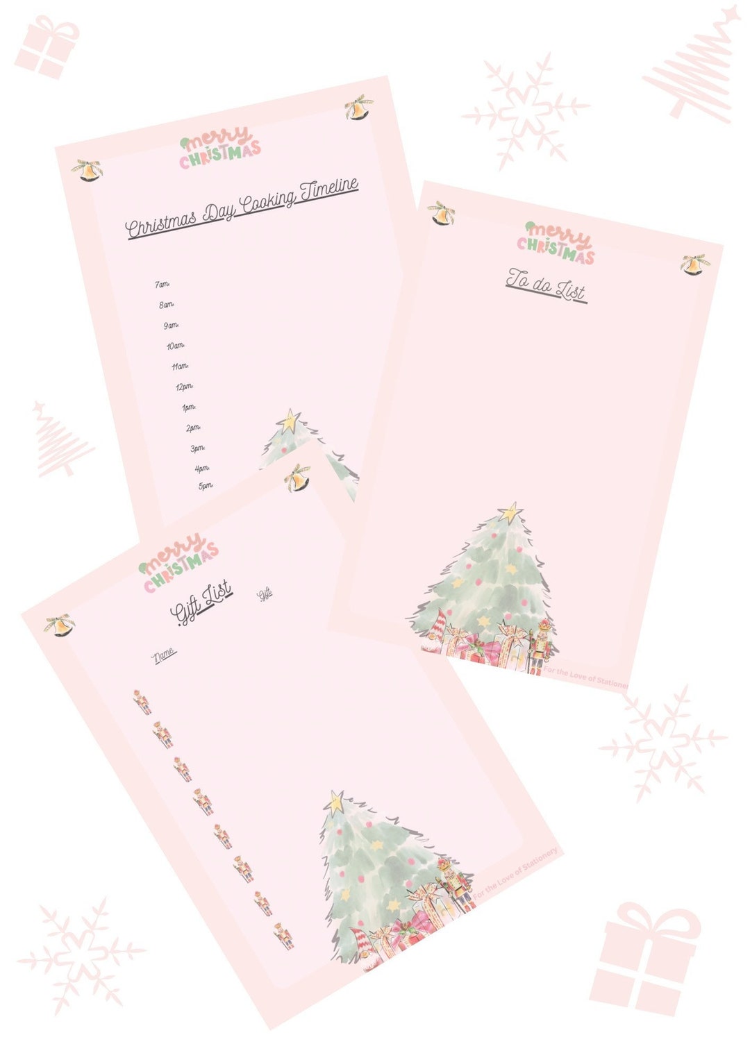 Christmas Planner Pack | A4 Digital Download | Christmas Stationery ...