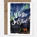 Printable Winter Solstice Card, Instant Download, Happy Solstice ...