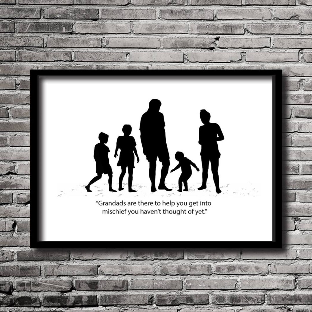 Custom Silhouette Drawings Drawn From Your Photos up to 5 Silhouettes ...