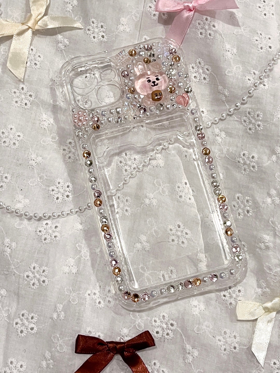 BT21 Kooky Pc/card Holder Crystal Deco Phone Casebtsbts Army - Etsy