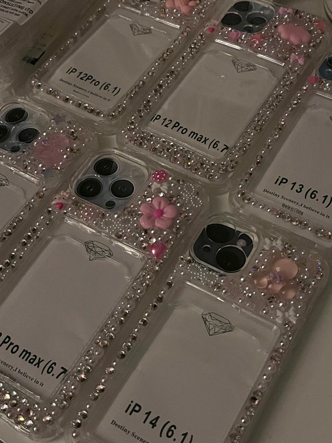 Pc/card Holder Deco Phone Case Pink - Etsy