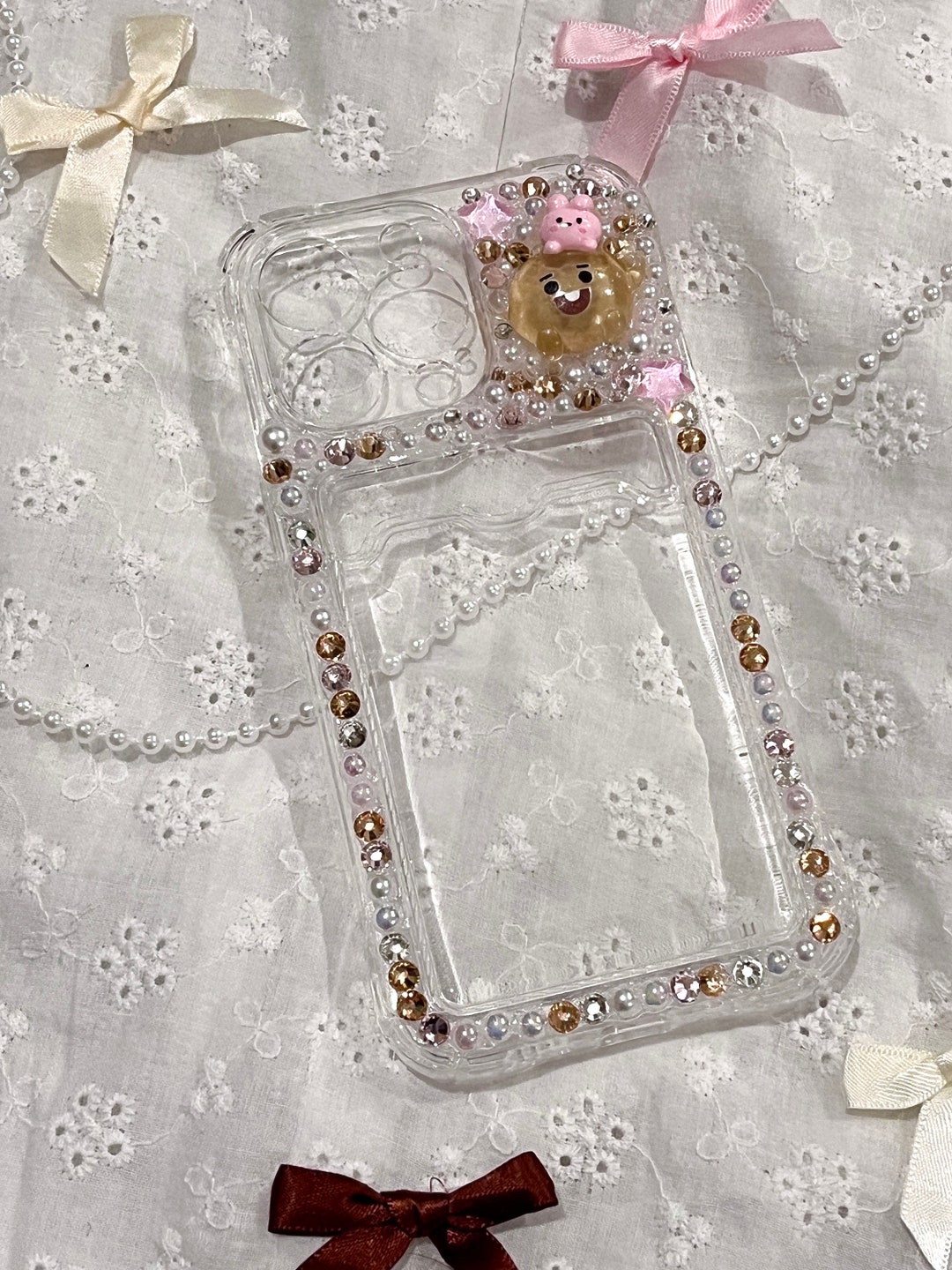 BT21 Shooky Pc/card Holder Crystal Deco Phone Casebtsbts Army - Etsy
