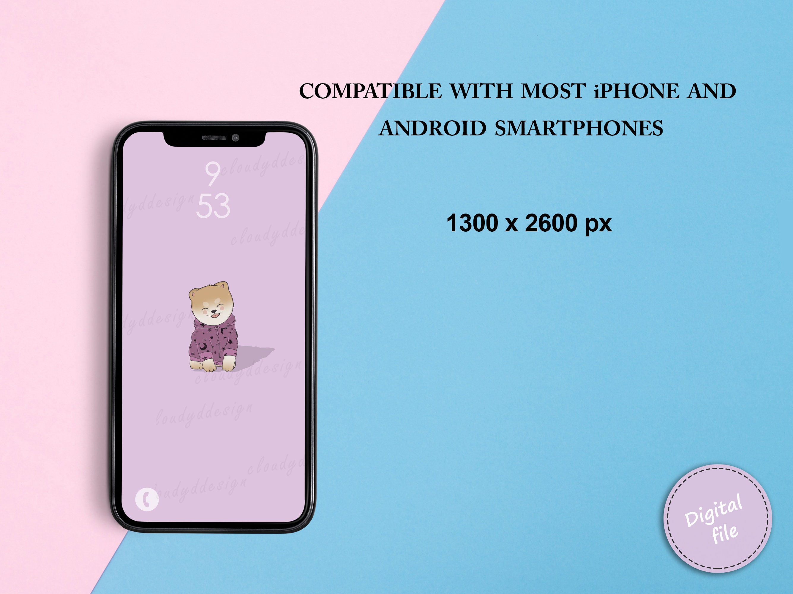 Dog,puppy, Wallpapers Digital Download, Phone Background , Aesthetic ...