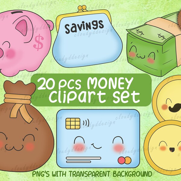 Money Clipart - Etsy
