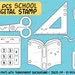 Kawaii School Supplies Clipart ,PNG, School Doodle Clipart , Back to ...