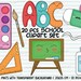 School Clipart ,COMMERCIAL USE , School Doodle Clipart , Back to School ...