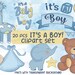 Baby Boy Clipart, PNG ,COMMERCIAL USE, Its a Boy, Baby Shower, Baby Boy ...