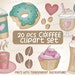 Coffee Clipart Set ,PNG , COMMERCIAL USE ,hand Drawn Coffee Cups ...