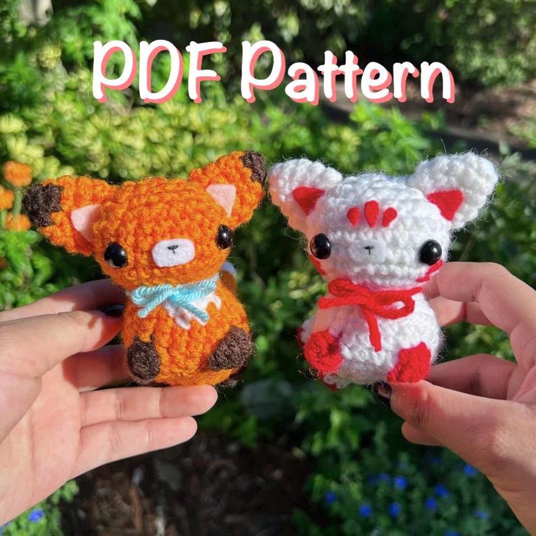 PATTERN Fox and Kitsune Crochet Amigurumi PDF - Etsy