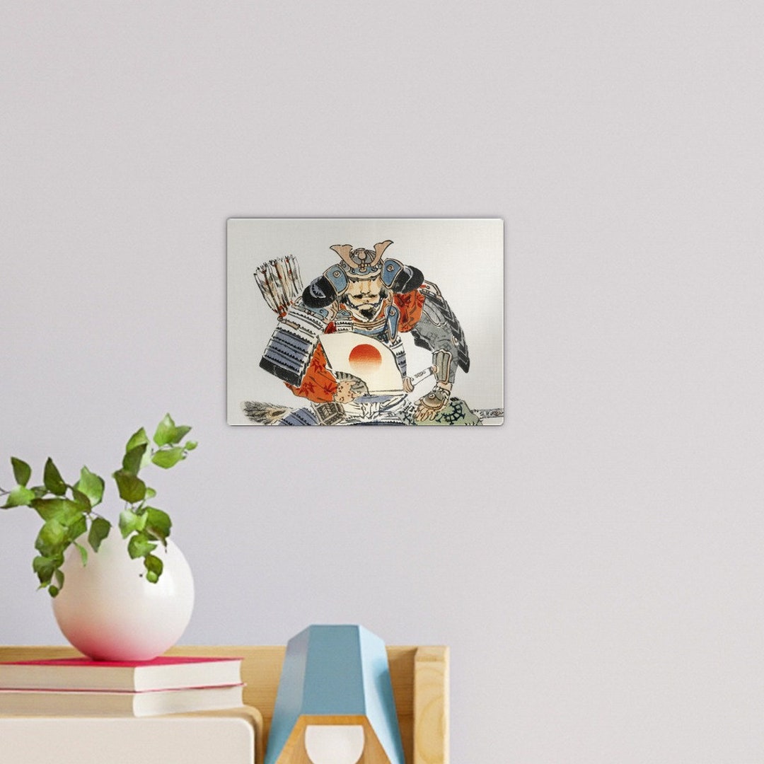 Japanese Samurai Kōno Bairei Wall Tile - Etsy