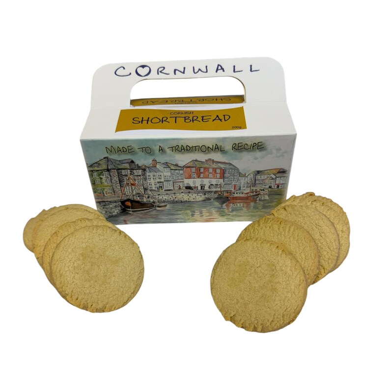 Cornish Shortbread Biscuits Boxed 200g - Etsy UK