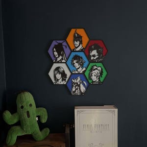 Final Fantasy X - Character Wall Decoration - Etsy