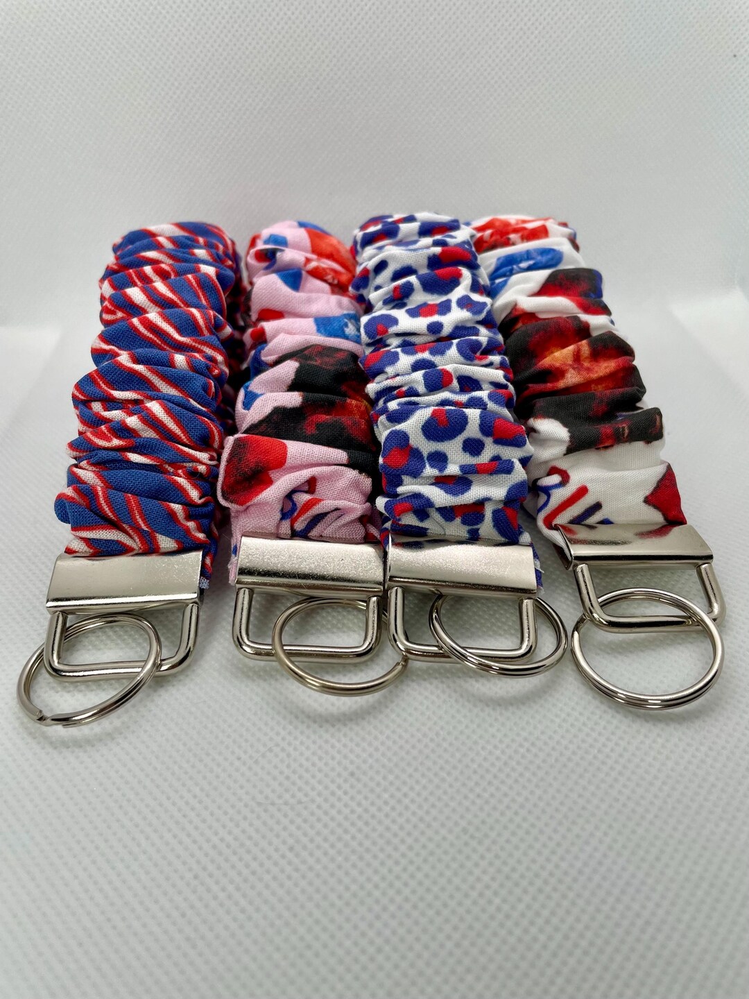 Scrunchie Key Fobs - Etsy