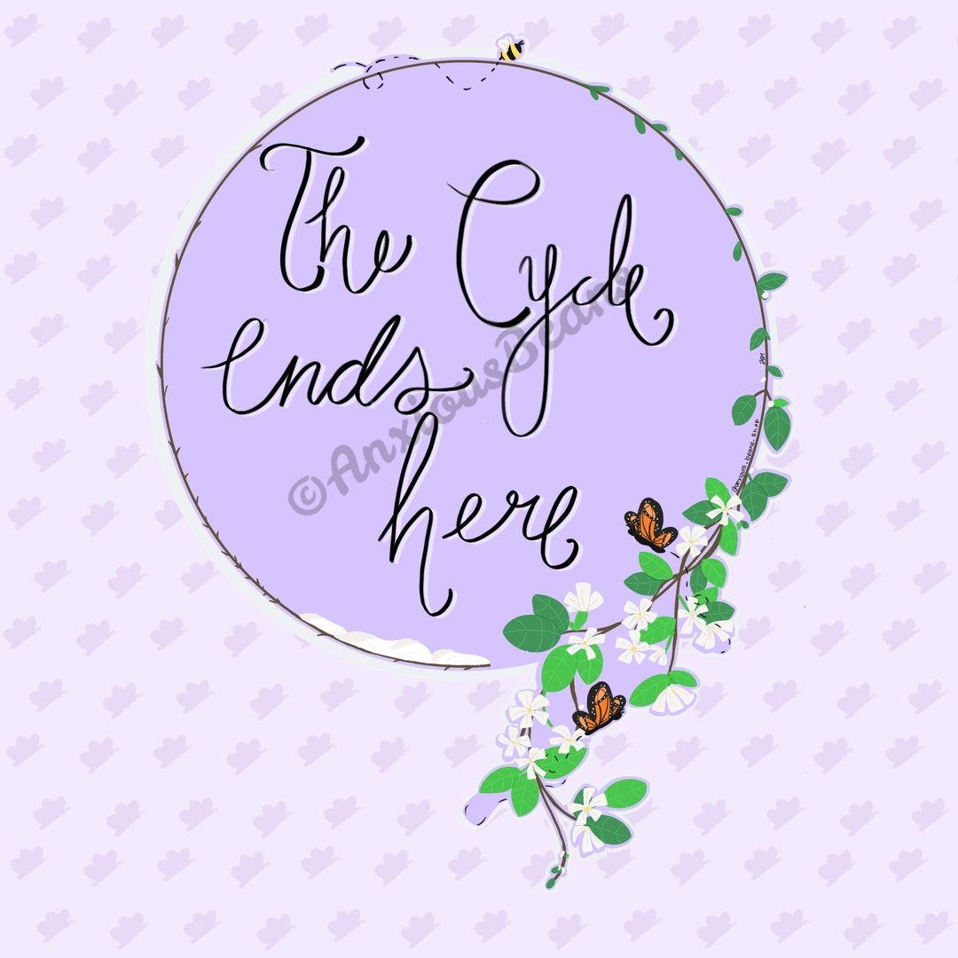 The Cycle Ends Here Sticker - Etsy