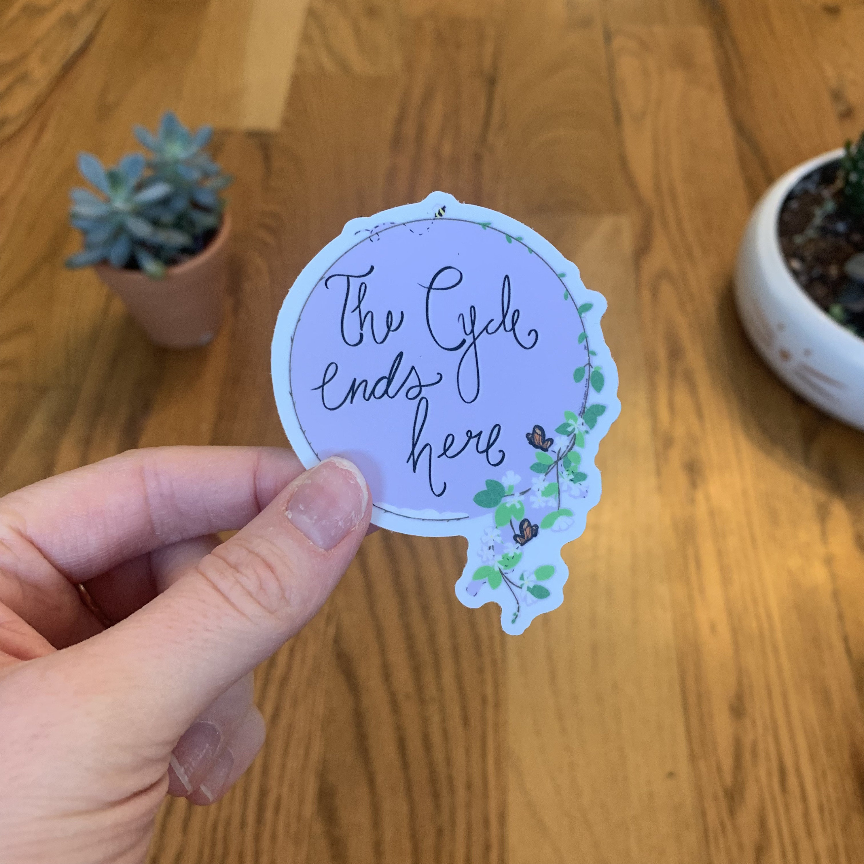 The Cycle Ends Here Sticker - Etsy