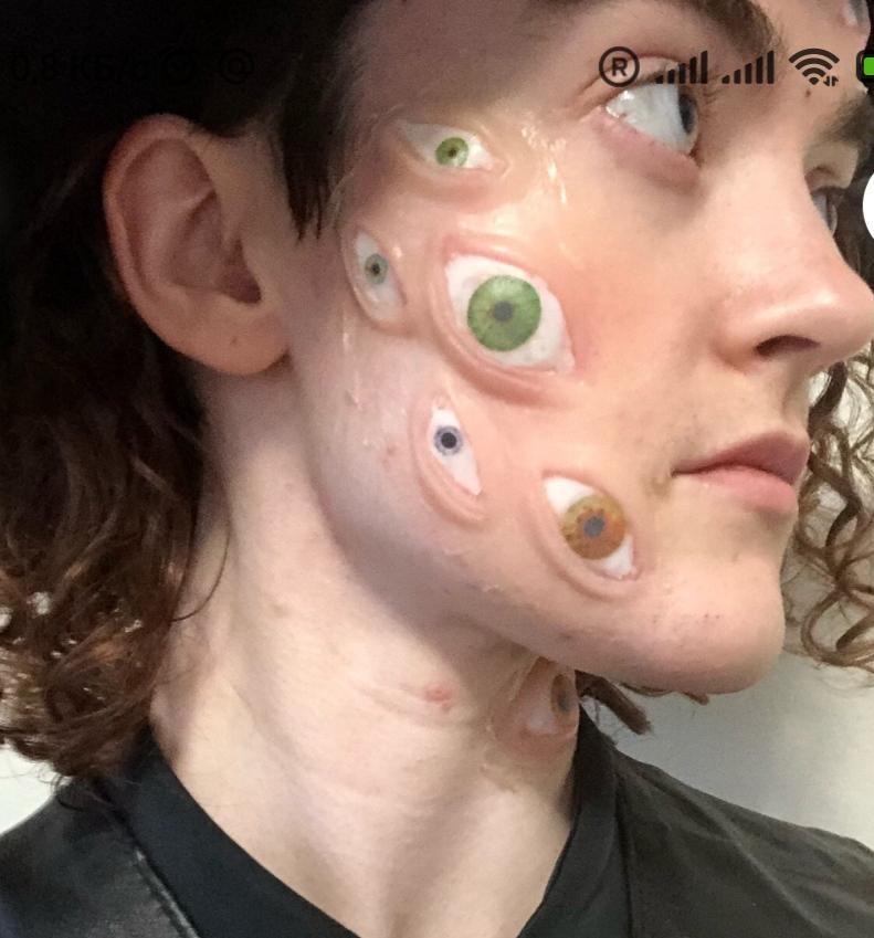 Eyes. Silicone Prosthetic Makeup - Etsy