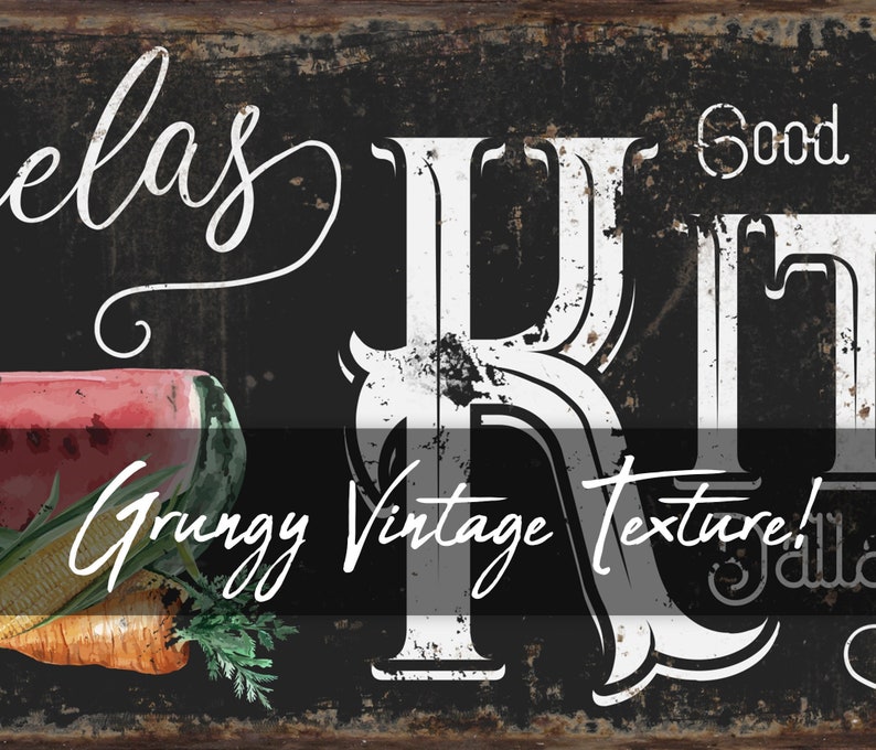 Modern Farmhouse Kitchen Sign Personalized Farm Kitchen Wall - Etsy