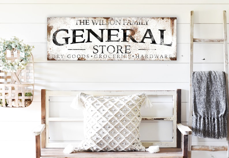 Custom General Store Sign Grocery Store Signs Personalized - Etsy