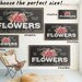 Custom Fresh Flowers Sign Personalized Garden Decor Outdoor - Etsy