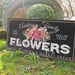 Custom Fresh Flowers Sign Personalized Garden Decor Outdoor - Etsy
