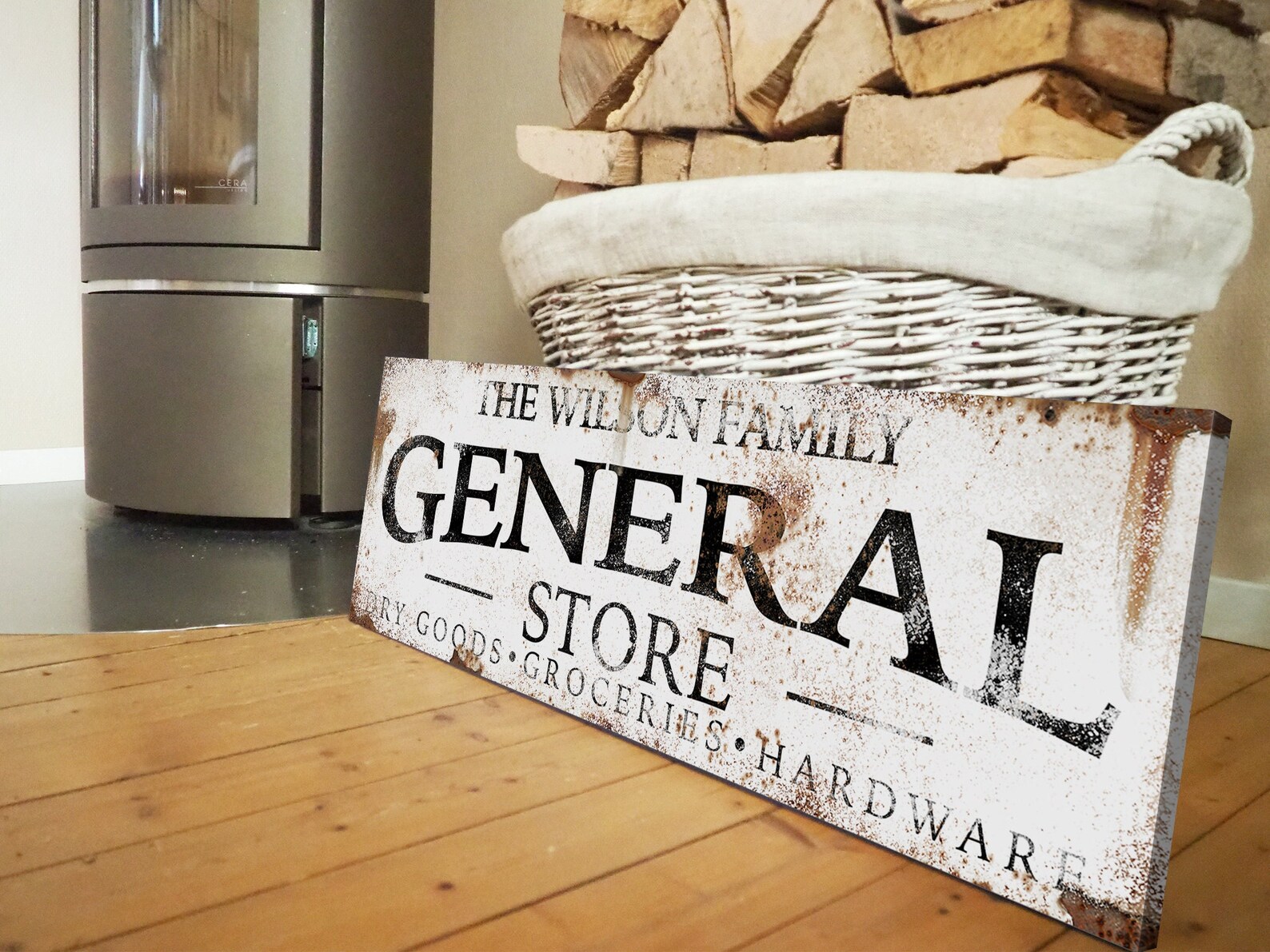 Custom General Store Sign for Kitchen Personalized Farmhouse - Etsy
