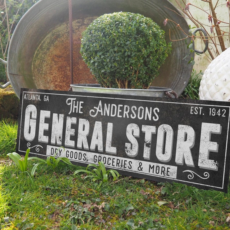 General Store Sign - Etsy