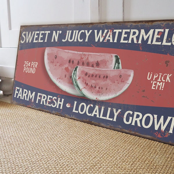 Watermelon Sign - Etsy