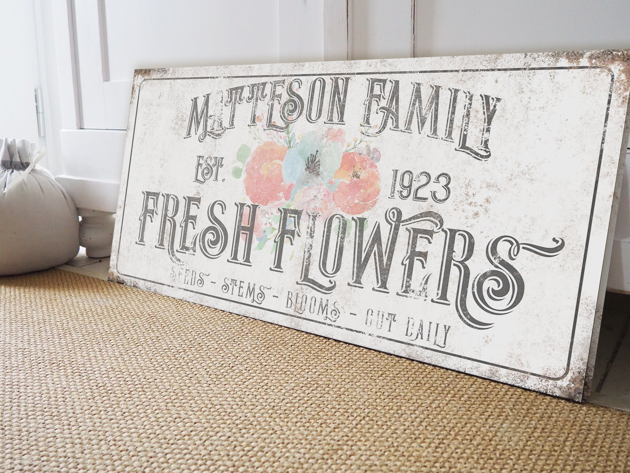 Custom Flower Garden Sign Gift Ideas for Florists and - Etsy