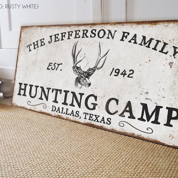 Hunting Camp Sign - Etsy