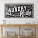 Custom Laundry Sign French Country Laundry Room Decor Rustic - Etsy