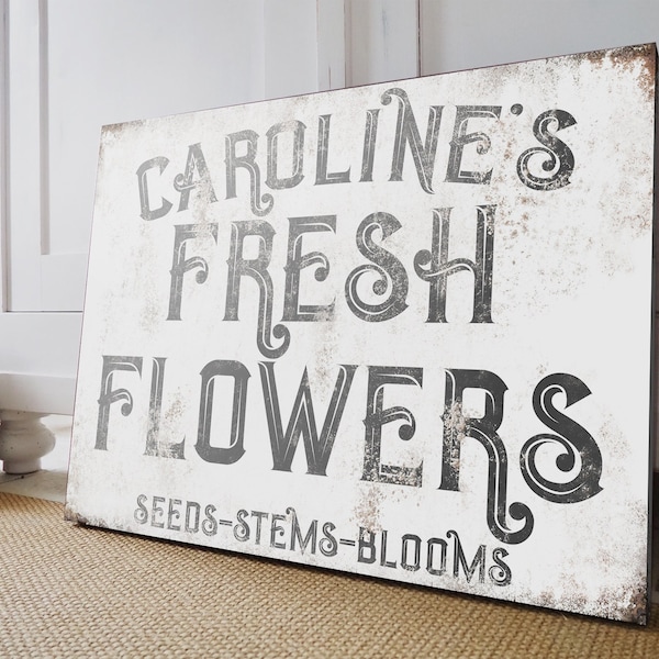 Flower Shop Sign - Etsy