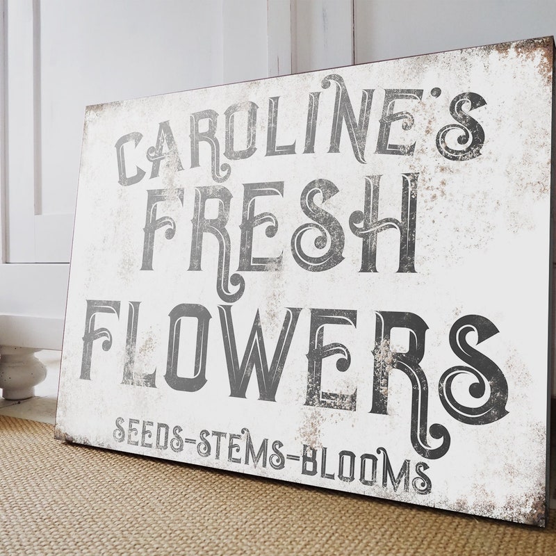 Flower Shop Signs - Etsy